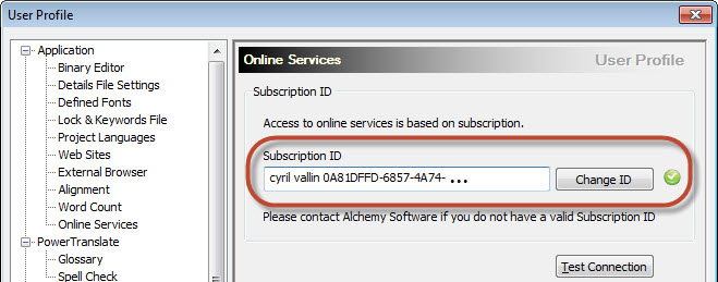 User Defined Validation Tests