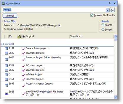 Using Concordance searching